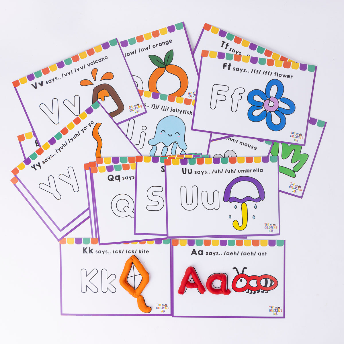 Alphabet Clay Activity Mats & DIY Playdough Sheets for Kids – THE ...