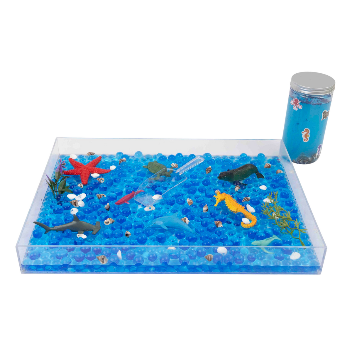 Ocean Theme Sensory Play: Ocean Animals & Water Beads Fun – THE ...