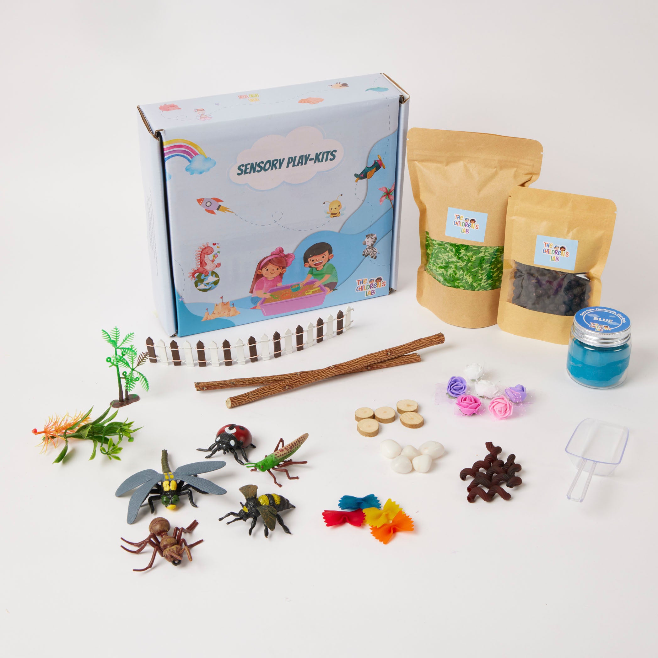 Garden Insects Sensory Bin I Bugs and Crawly Creatures I Pretend Play ...